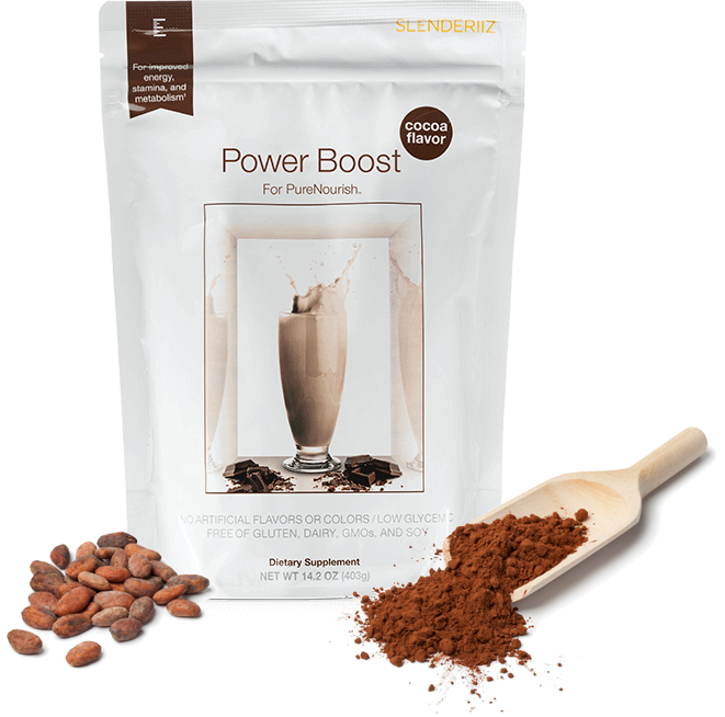 Slenderiiz Power Boost – Vegan, Low-Glycemic Energy & Muscle Support ...